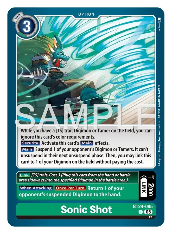 Sonic Shot BT24-095-U - Rancho Store TCG